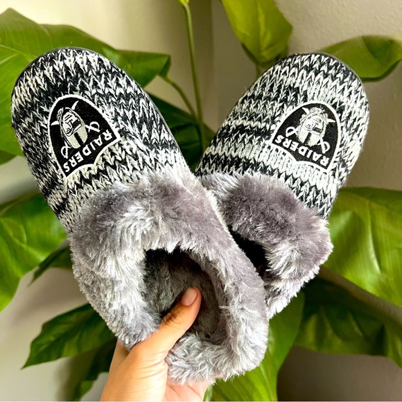 Shoes | Raiders Slippers | Poshmark